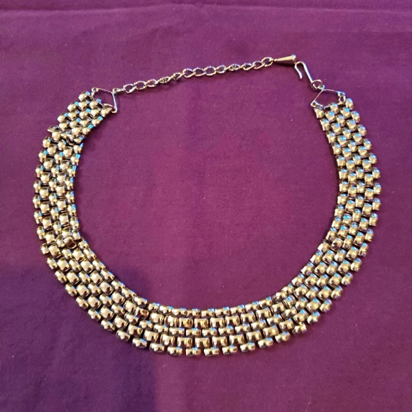 Jewelry | Metal Mesh Silver Choker | Poshmark